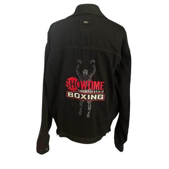 Jackets & Coats | Vintage Showtime Championship Boxing Denim Jacket Sz ...